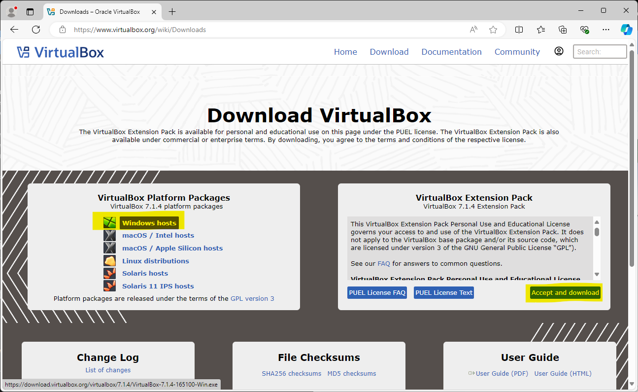 Installer Oracle VirtualBox sous Windows | PM INFO